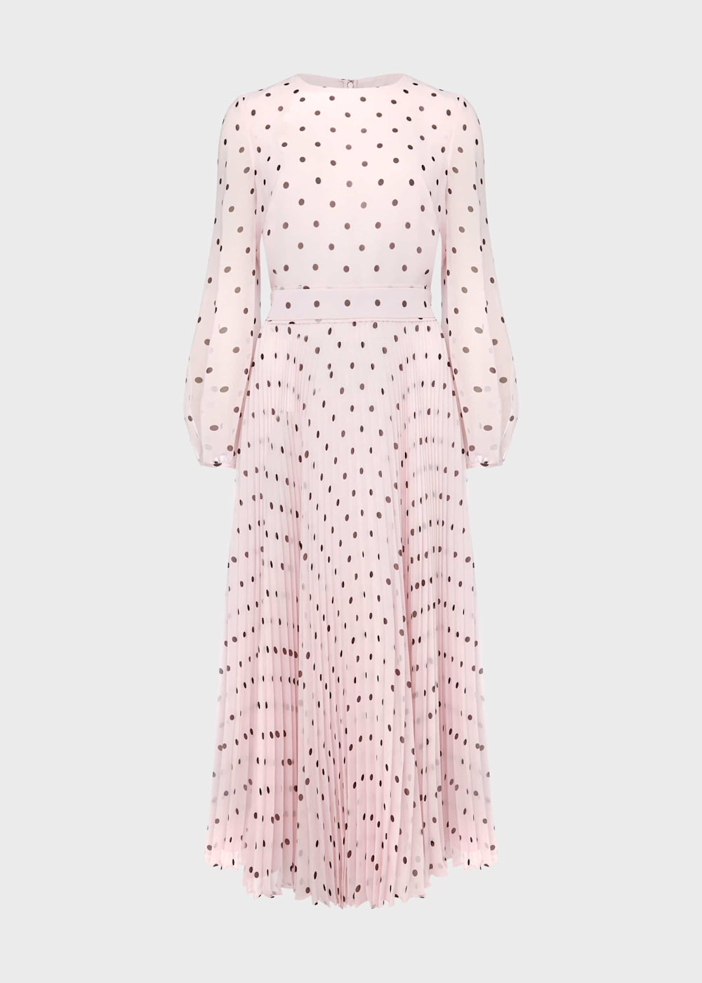 Selena Spot Pleated Dress | Hobbs US | Selena Spot Pleated Dress | Hobbs US |