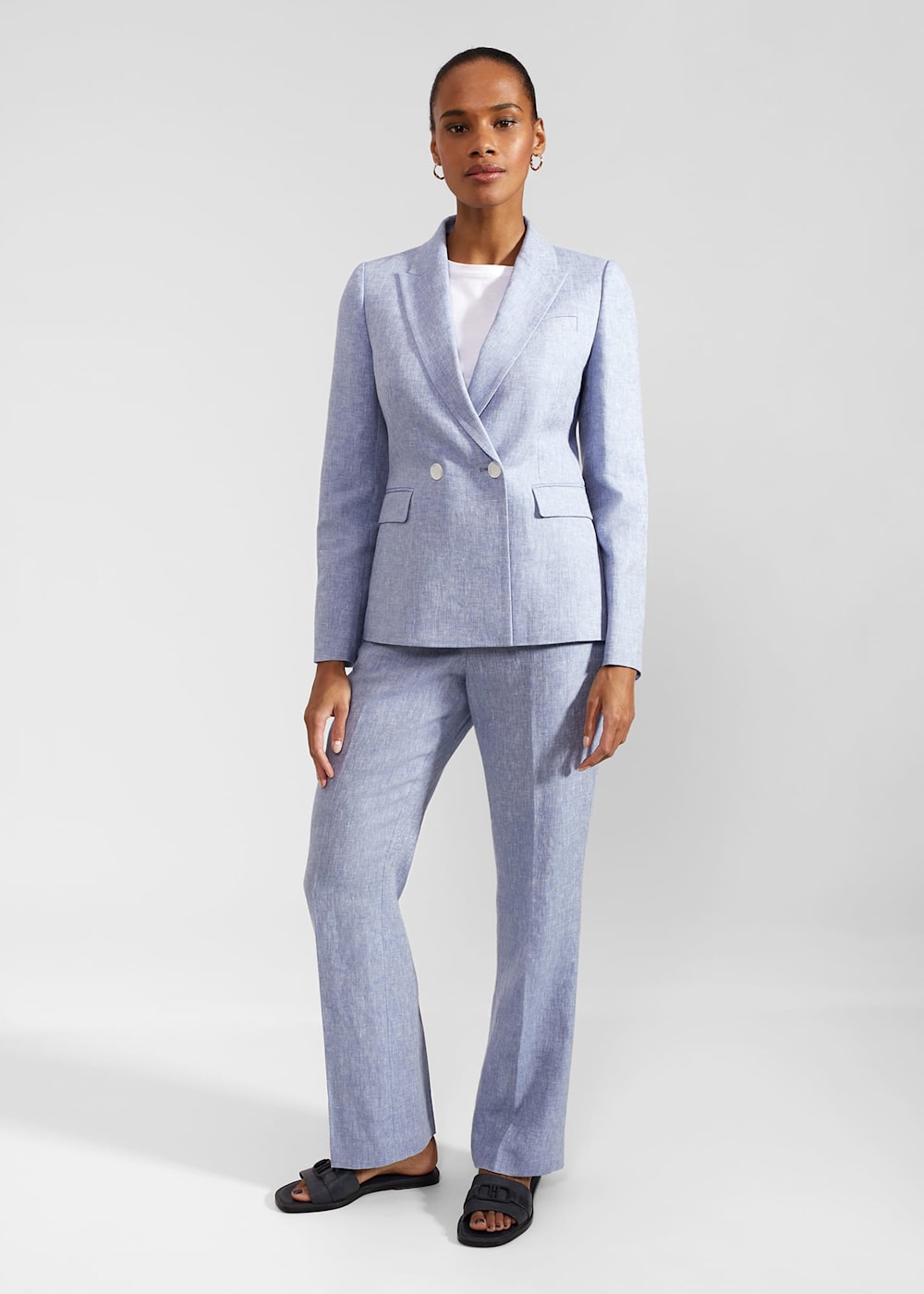 Adina Linen Jacket | Hobbs UK | Adina Linen Jacket | Hobbs UK |