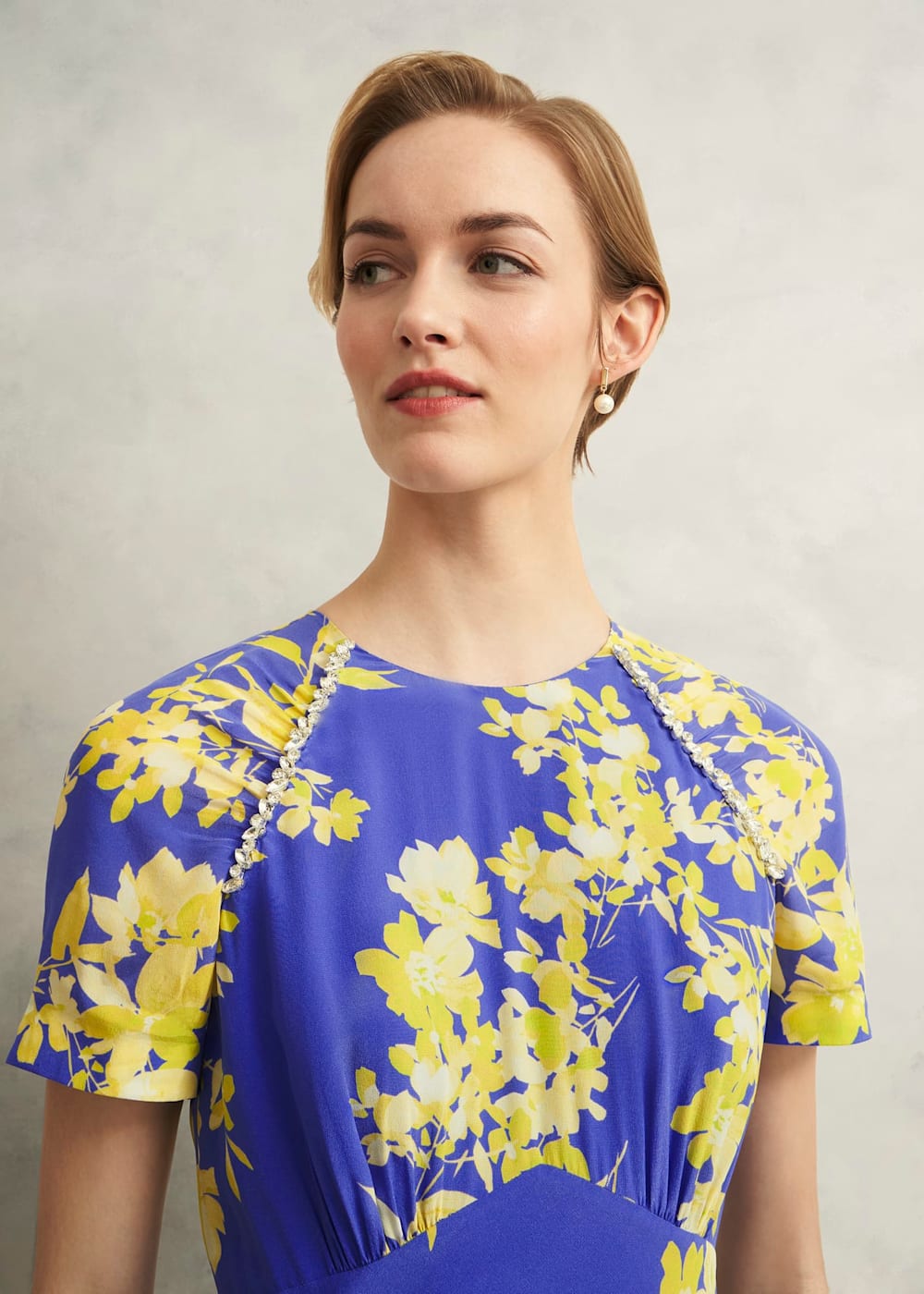 Ann Embellished Silk Dress | Hobbs US | Ann Embellished Silk Dress | Hobbs US |